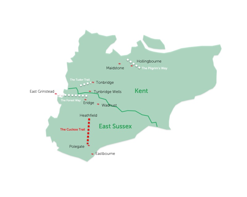 cuckoo trail map - Countrybike