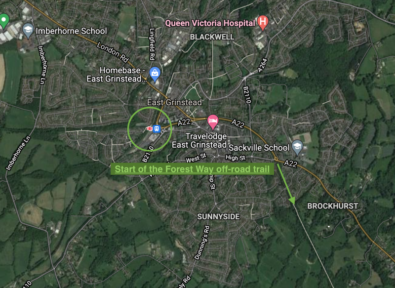 East Grinstead station - Countrybike