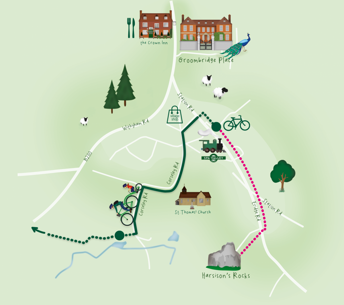 Recommended cycle routes - Countrybike